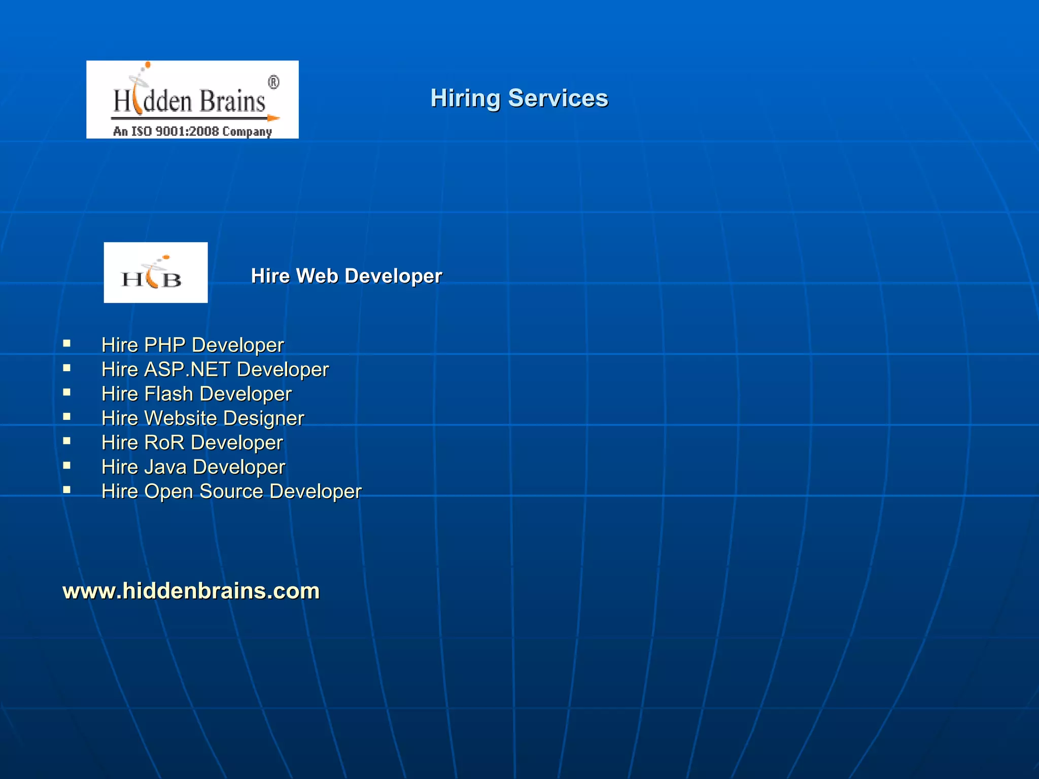 Web Development Ppt | PPT