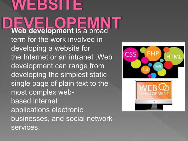 Web development | PPT