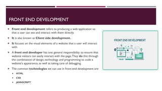 Web development ppt | PDF