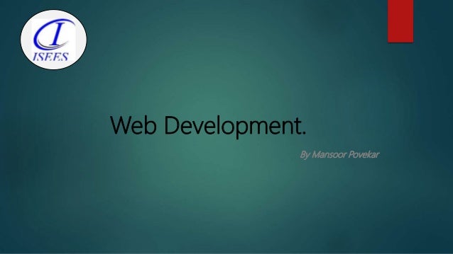 Web development ppt | PPTX
