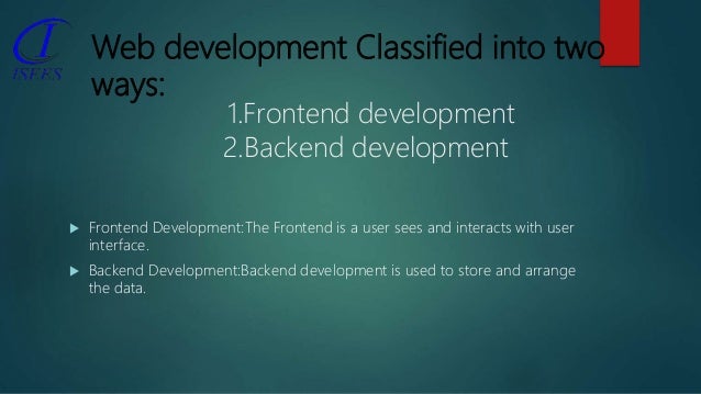 Web development ppt | PPTX