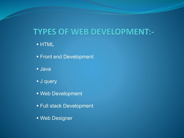 Web Development Course Mahad | PPTX | Web Development | Internet