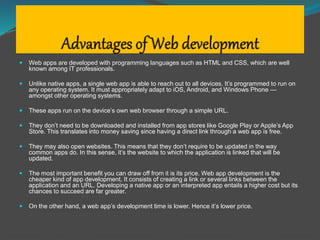 Web development presentation | PPT