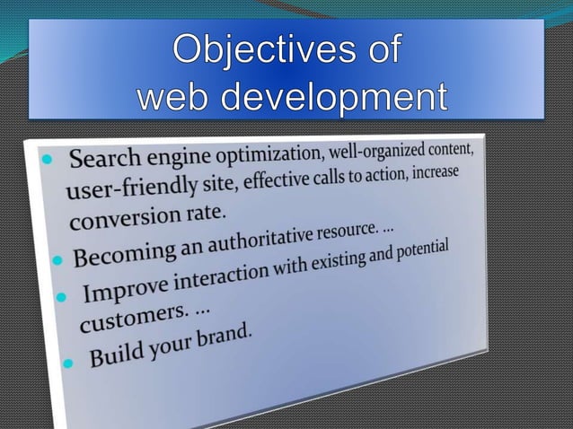 Web development presentation | PPT