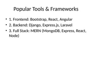 Web_Development_Presentation.pptx for bca | PPTX