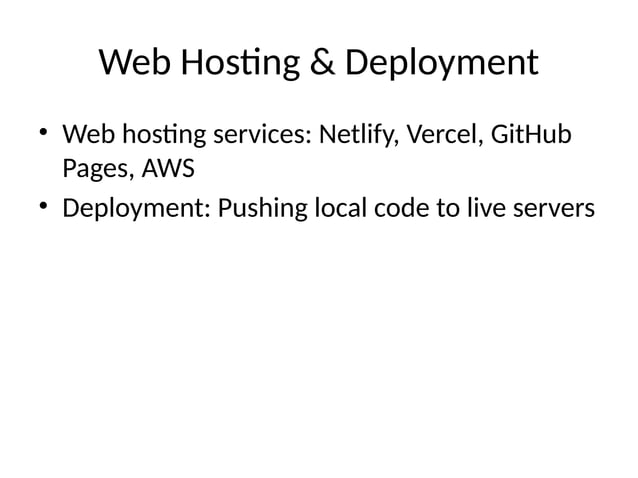 Web_Development_Presentation.power point presentations | PPT