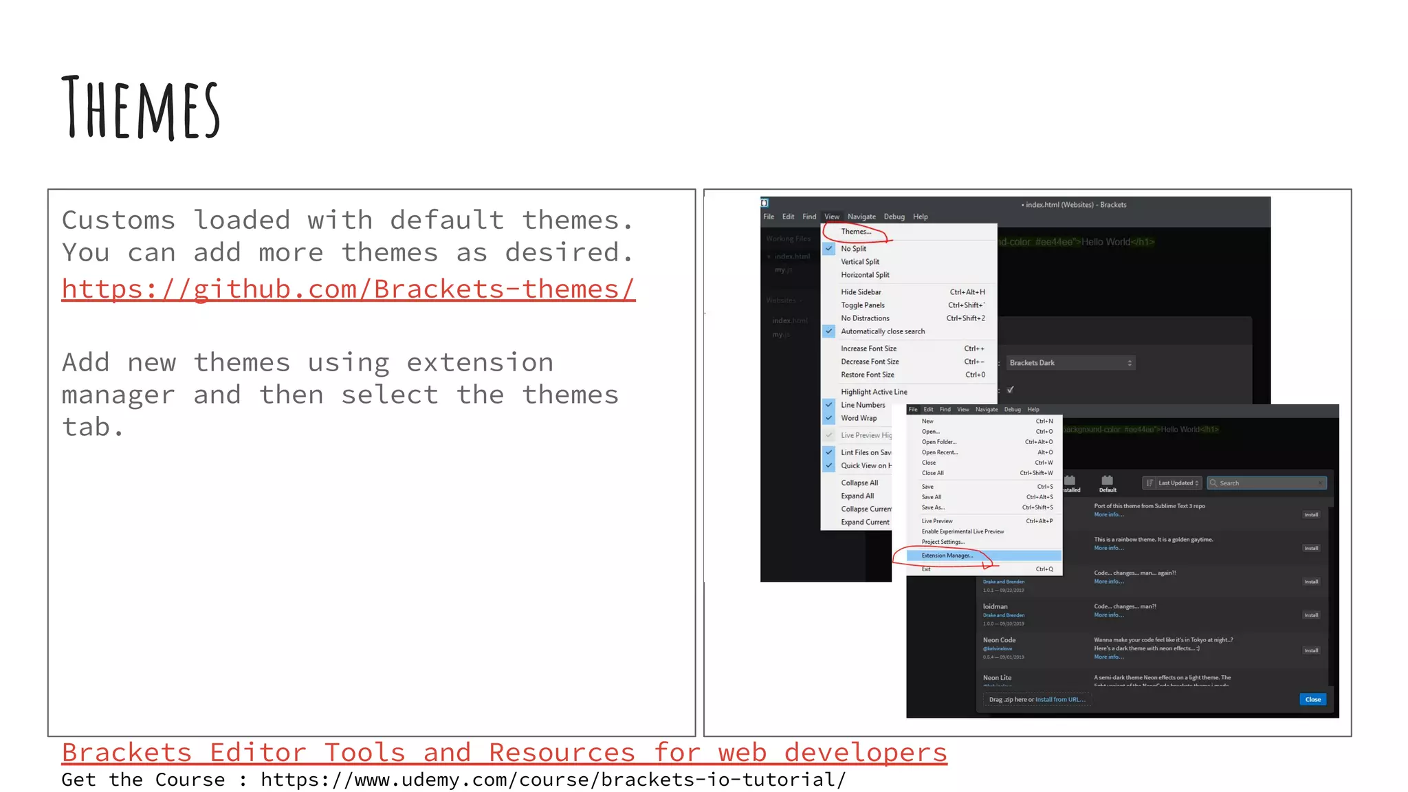 Web development resources brackets | PDF