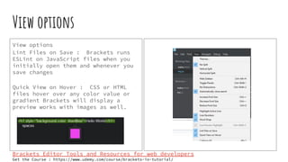 Web development resources brackets | PPT