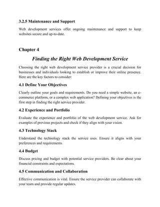 Web Development Services | PDF