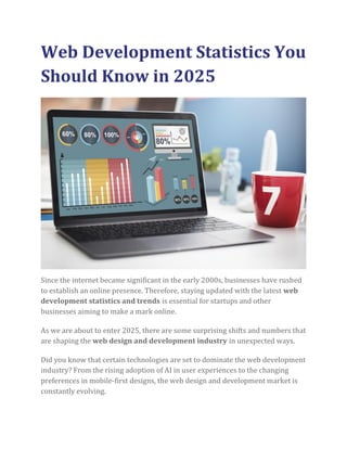 Web Development Statistics You Should Know in 2025 | PDF