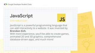 Web Development Study Jam #2 _ Basic JavaScript.pptx
