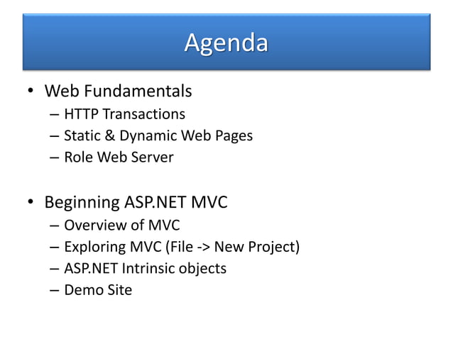 Web development using ASP.NET MVC | PDF | Web Design and HTML | Internet