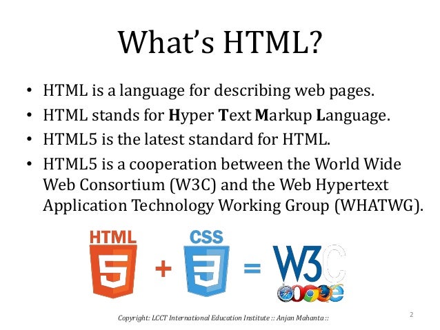 Web Development Using Html 5 