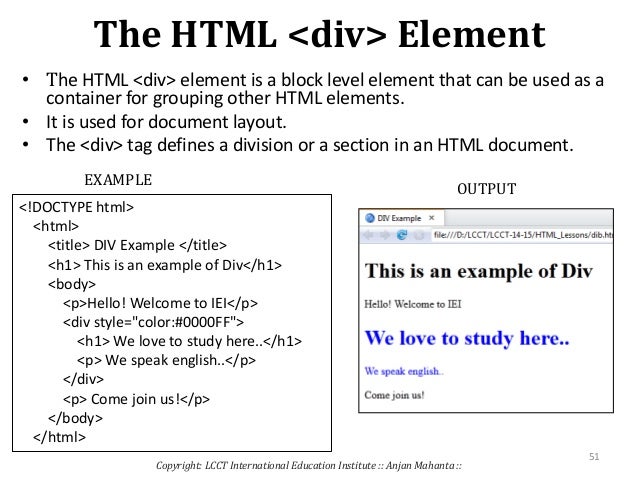 Web Development Using Html 5