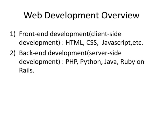 Web development using html and wordpress | PPT Web development using html and wordpress | PPT