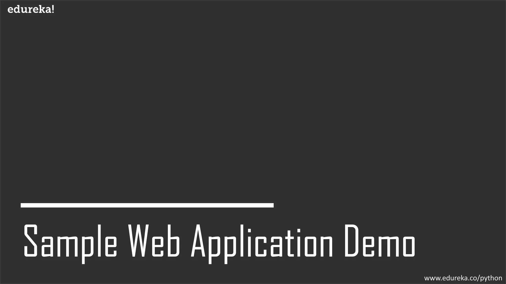 Python Web Development Tutorial Web Development Using Django Edureka Ppt