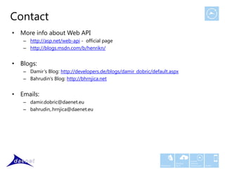 Web development with ASP.NET Web API | PPT