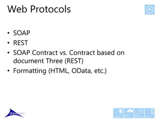 Web development with ASP.NET Web API | PPTX | Data Storage and Warehousing | Computing
