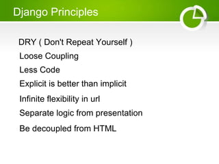 Web development with django - Basics Presentation | PPTX