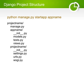 Web development with django - Basics Presentation | PPTX