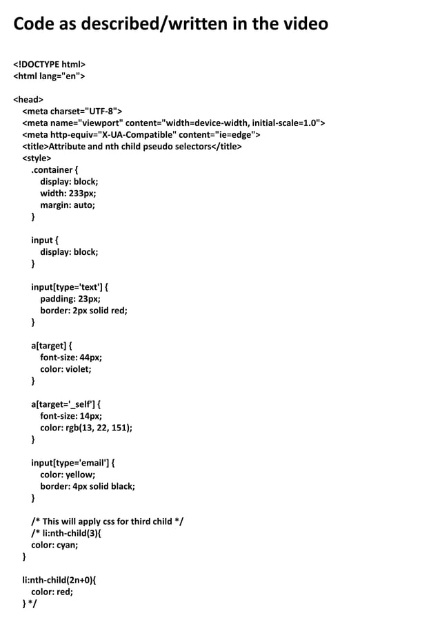 Introductions Of Css Part 2 Pdf 9020