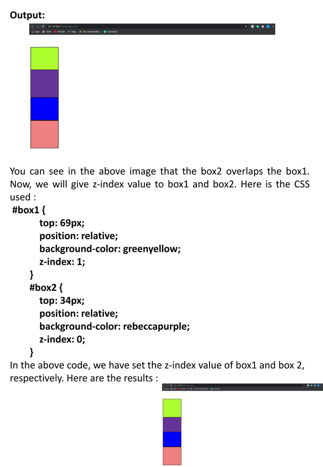 INTRODUCTIONS OF CSS PART 2 | PPTX | Web Design and HTML | Internet
