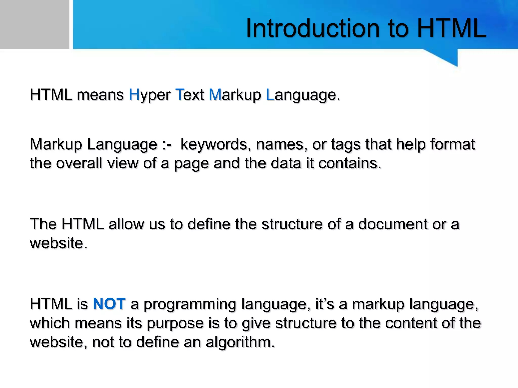 WebDev Simplified Day 1 ppt.ppt | Web Design and HTML | Internet