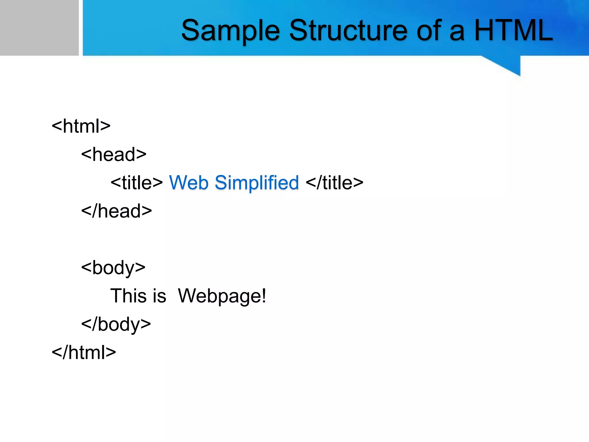 WebDev Simplified Day 1 ppt.ppt | Web Design and HTML | Internet