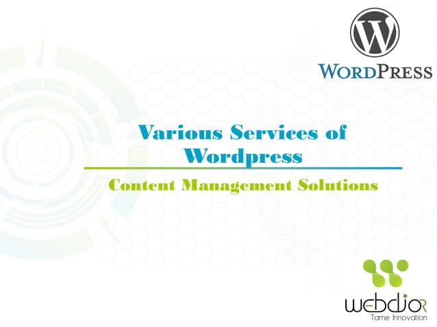Hire WordPress Web development | PPT