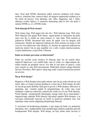 Web dizajn 2003 done | DOC