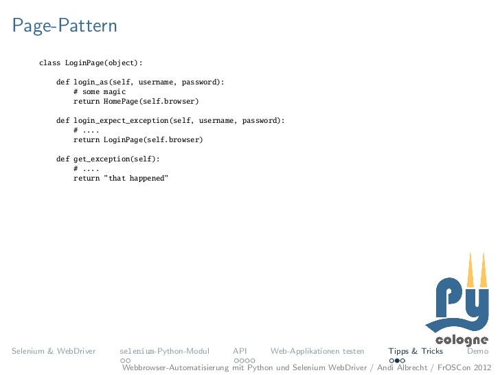 Webbrowser Automatisierung Mit Python Und Selenium Webdriver