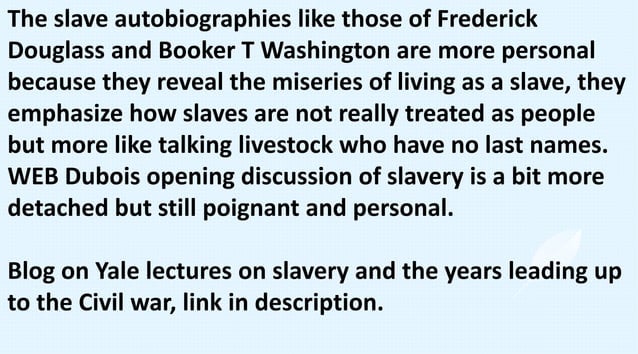 History of Black Reconstruction by WEB Dubois | PPT