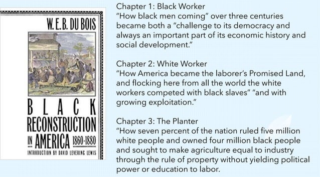 History of Black Reconstruction by WEB Dubois | PPT