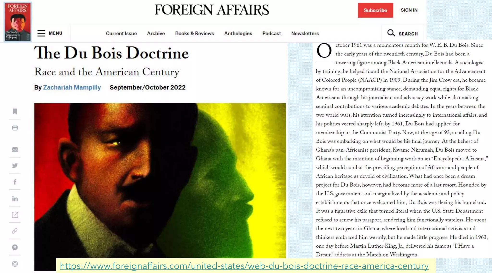 History of History of WEB Dubois’ Black Reconstruction, Challenging ...