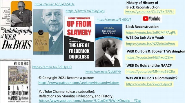 History of History of WEB Dubois’ Black Reconstruction, Challenging ...