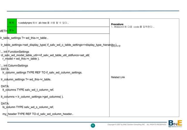 webdynpro Alv Tree | PPT