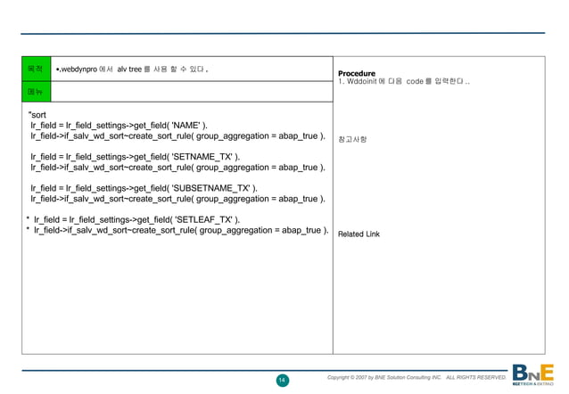 webdynpro Alv Tree | PPT