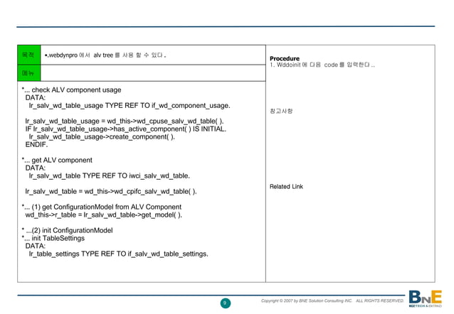 webdynpro Alv Tree | PPT