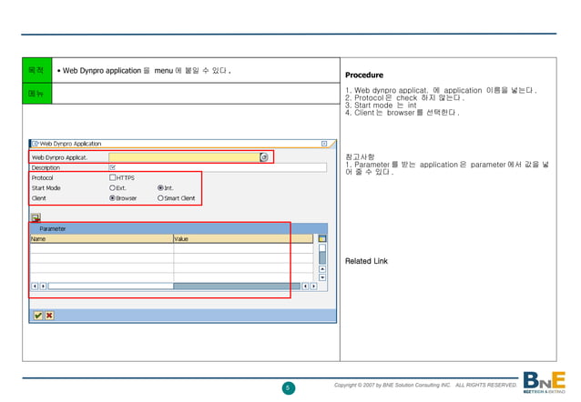 webdynpro Application attach in Menu | PPT