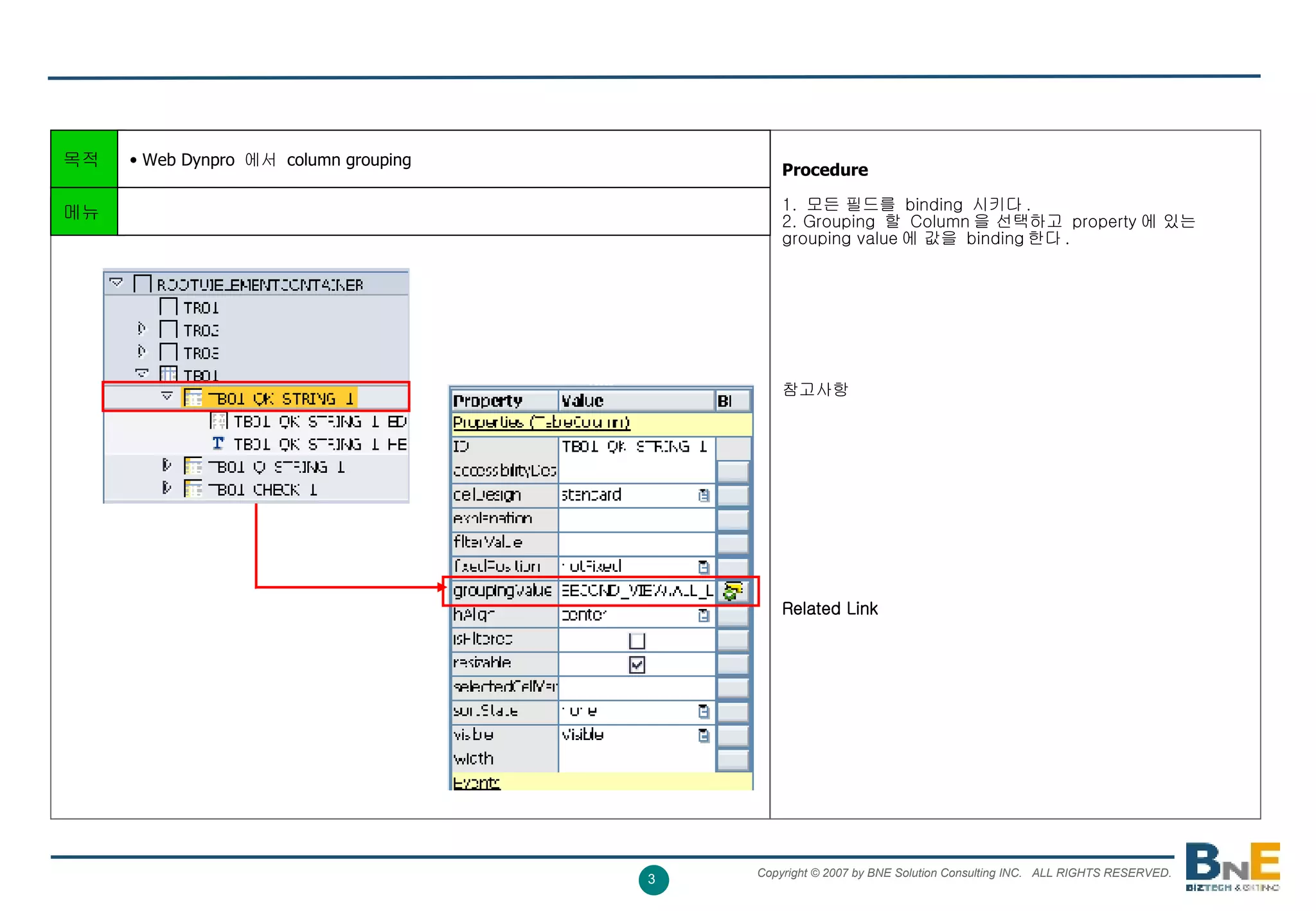 webdynpro Column Grouping | PPT
