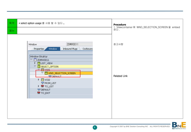 webdynpro Wda Select Option Usage | PPT