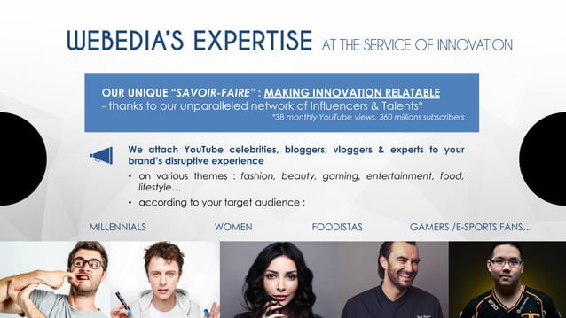 Webedia is launching an Innovation & VR unit | PDF