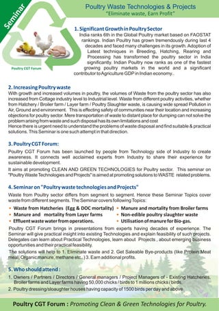 Poultry Waste technologies & projects | PDF