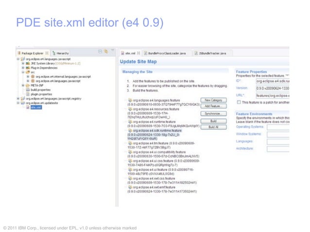 Embedding Web UIs in your Eclipse application | PPT