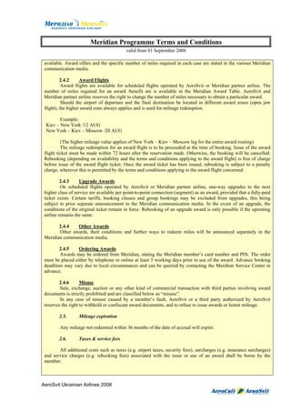 Meridian Terms and Conditions | PDF