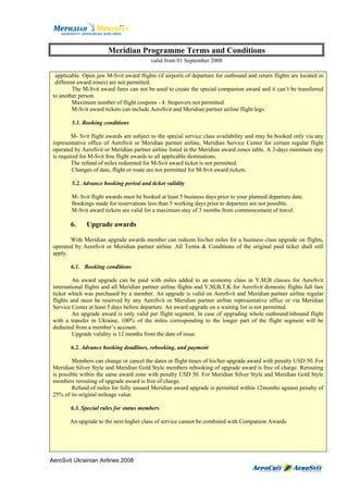 Meridian Terms and Conditions | PDF