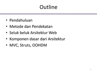 Webeng2010 05-arsitektur-aplikasi-web | PPSX