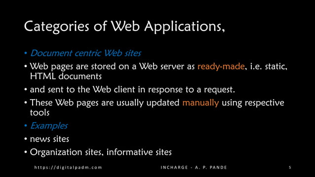 Web Engineering- Web Application Categories & Characteristics Book ...