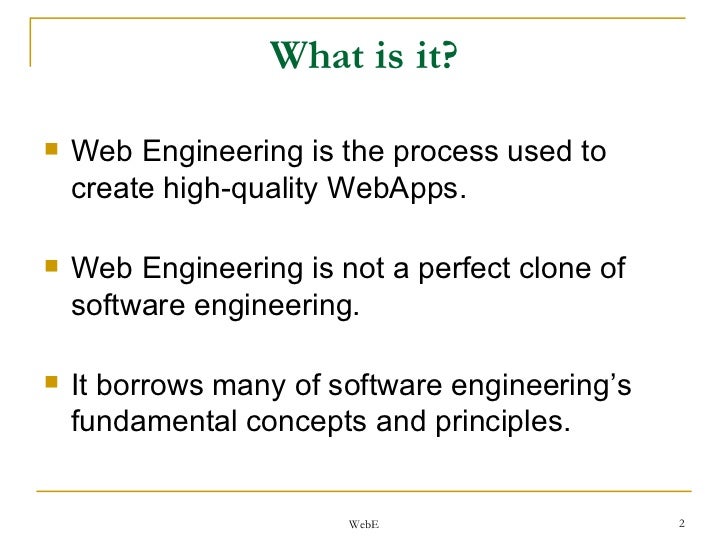 Web Engineering