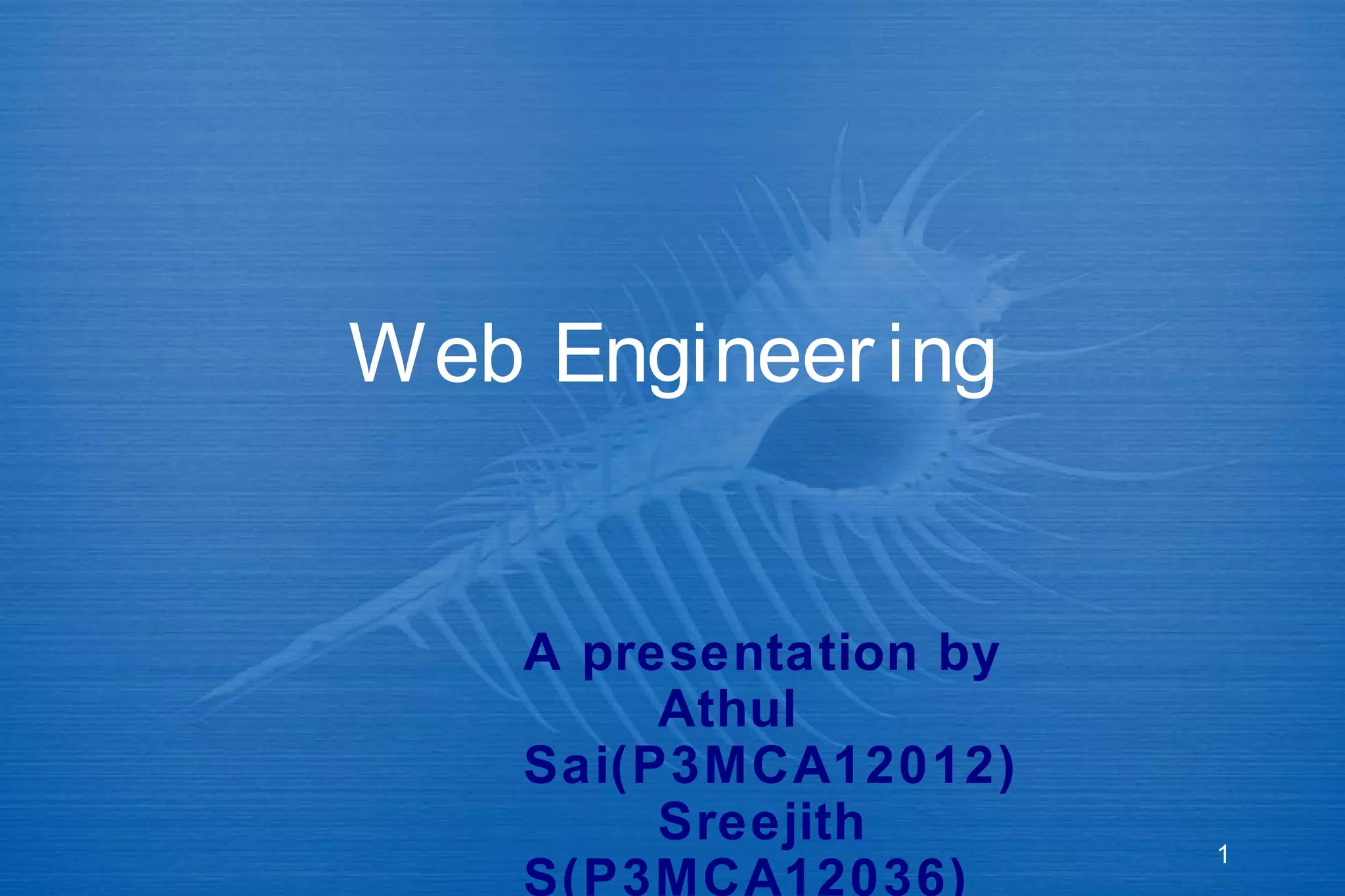 Web engineering | PPT